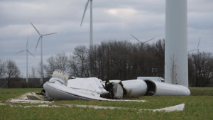 Wind Farm Mass Attack: Wind Turbines Collapsing & Combusting Around the ...